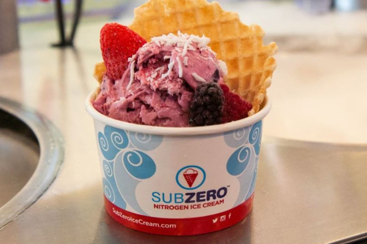 Sub Zero Nitrogen Ice Cream Delivery Menu | Order Online | 83 Main St ...