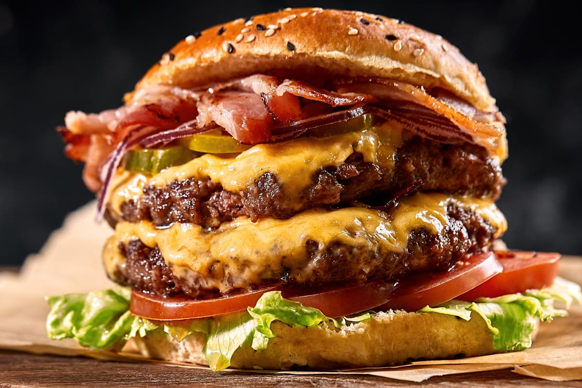 Stacked Burger Delivery Menu | Order Online | 619 E Divisadero St ...