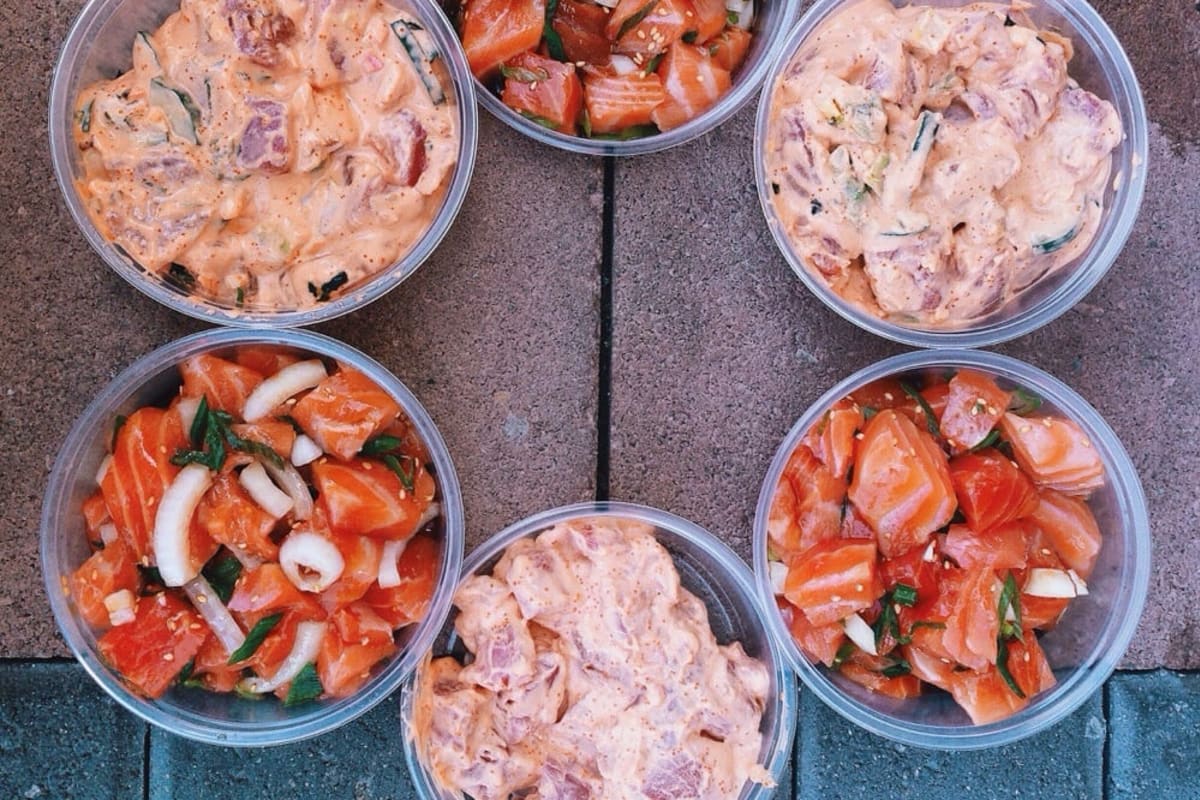 Poke Express Delivery Menu | Order Online | 655 W Craig Rd #118 North ...