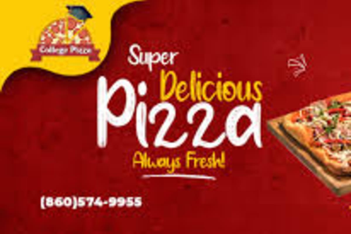 COLLEGE PIZZA Delivery Menu | Order Online | 495 Farmington Ave ...