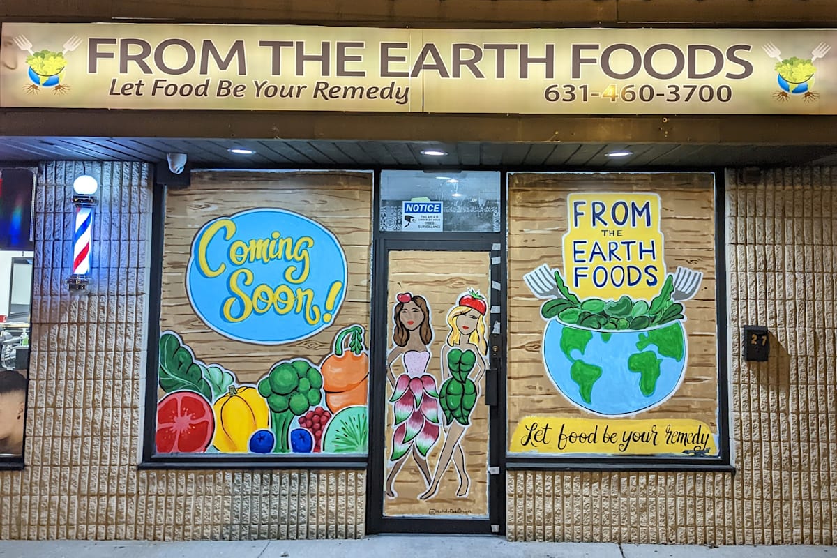 From The Earth Foods Delivery Menu | Order Online | 27 Railroad Ave ...