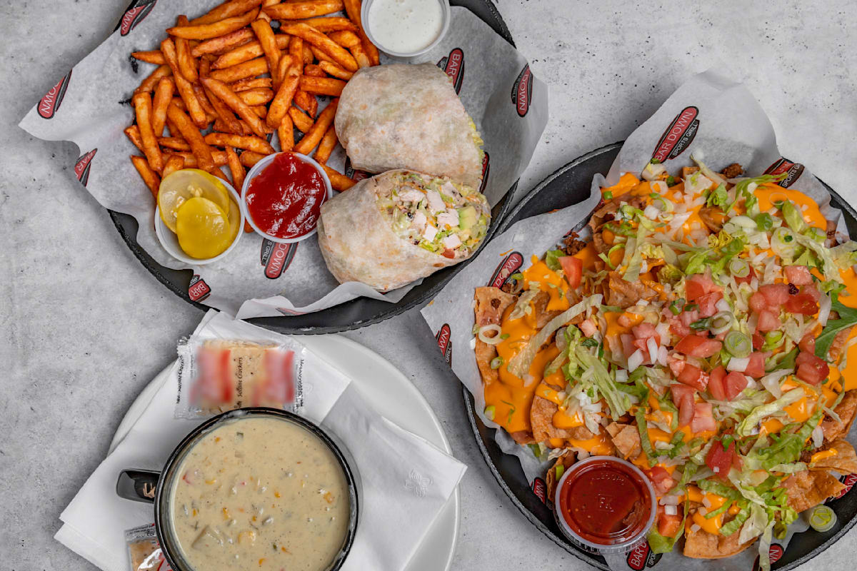 Bar Down Sports Grill Delivery Menu | Order Online | 2354 W Higgins Rd ...