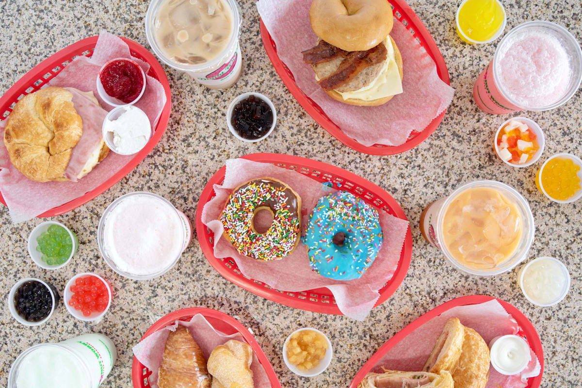 Donut Worry Coffee & Smoothies Delivery Menu | Order Online | 9115 E ...