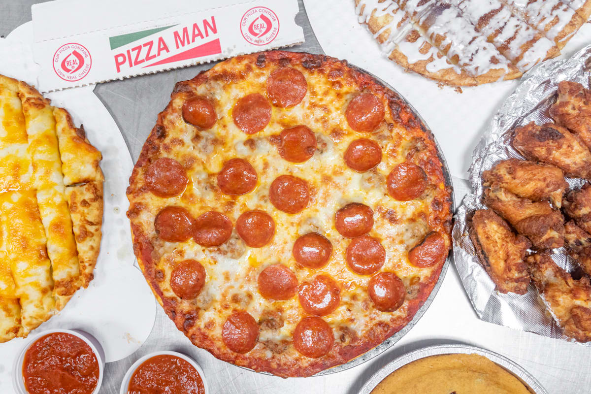 Pizza Man (Blaine) Delivery Menu | Order Online | 10559 University Ave ...