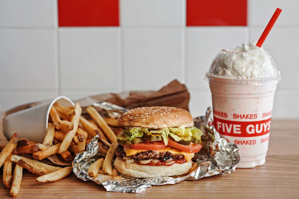 regular five guys style