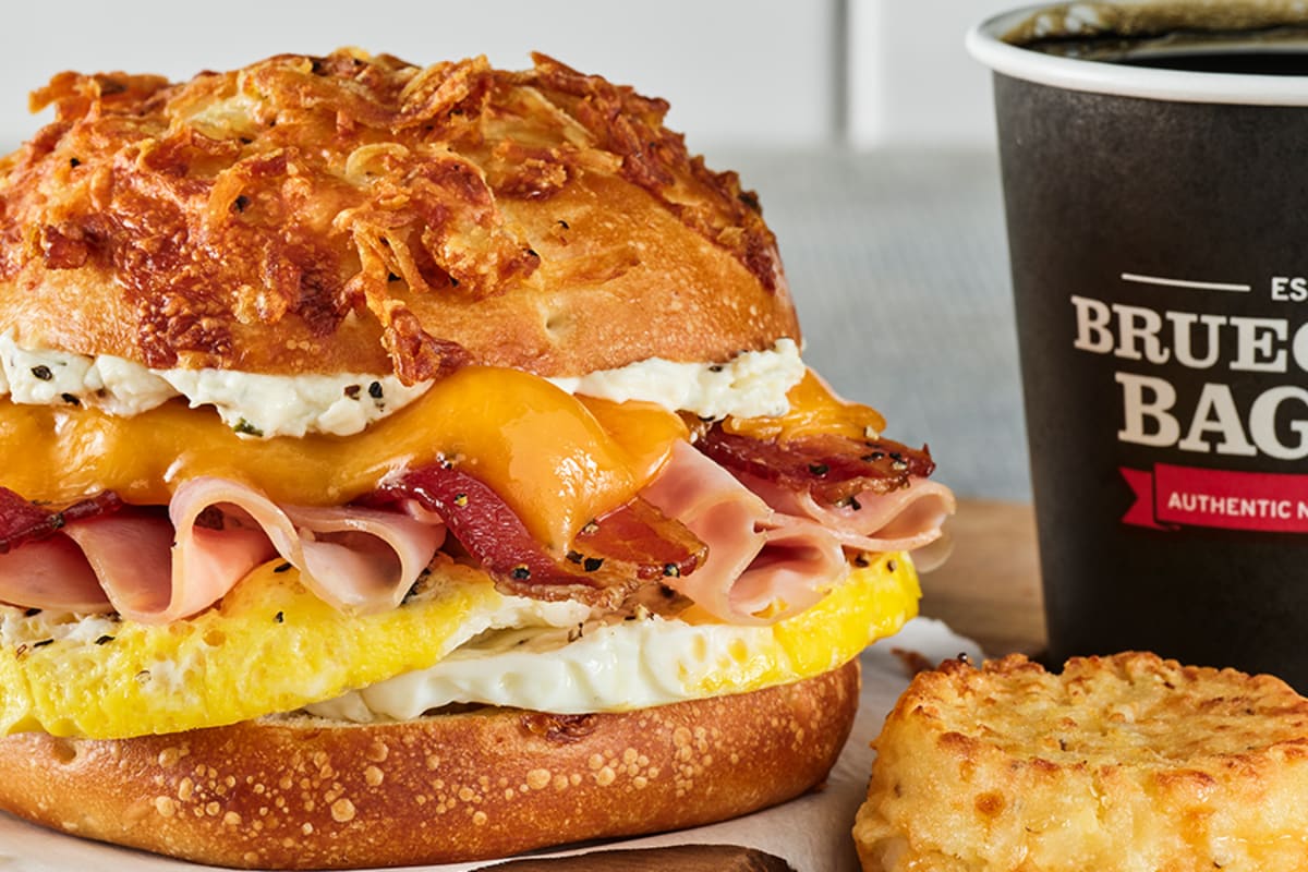 Bruegger's Bagels Delivery Menu | Order Online | 496 Main St Melrose ...