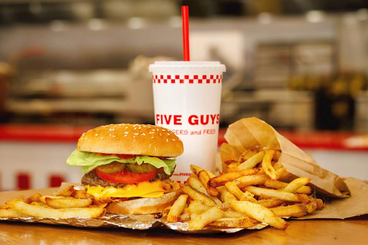 Five Guys Delivery Menu | Order Online | 437 E Main St Westfield | Grubhub
