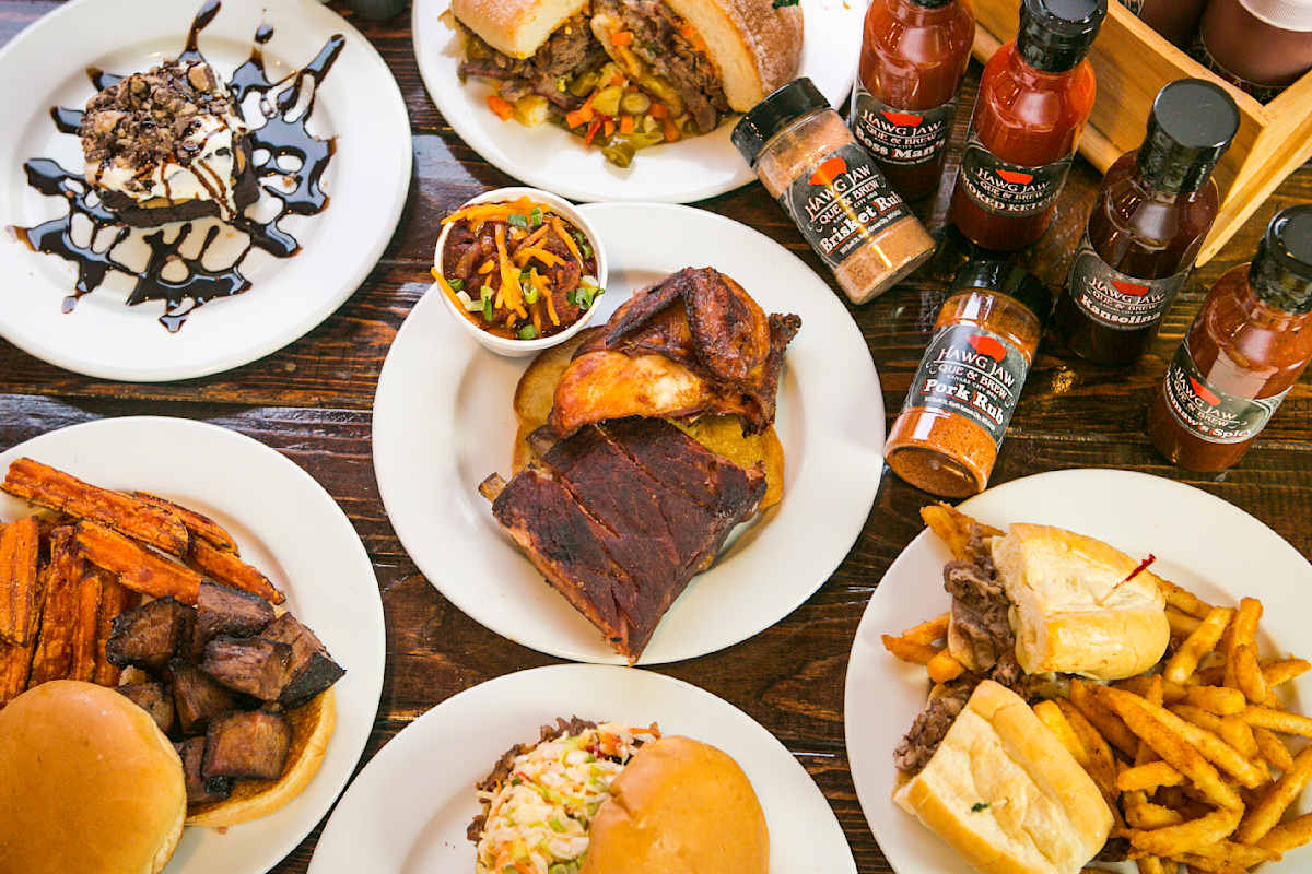 Hawg Jaw Que & Brew Delivery Menu | Order Online | 900 Swift St, North ...