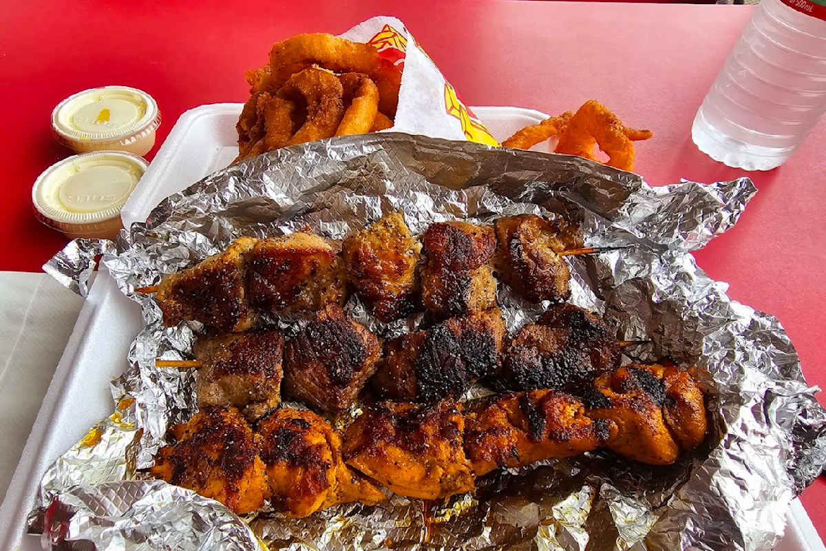 Flame Kabob Grill Delivery Menu | Order Online | 1411 Cannonball Trail ...