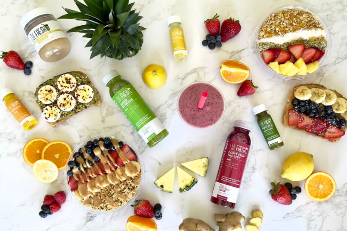 Live Fresh Cold Pressed Juice + Smoothie Bar Delivery Menu | Order ...