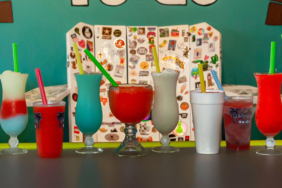 Bermudas Daiquiris To-Go Delivery Menu | Order Online | 7913 Pat Booker ...