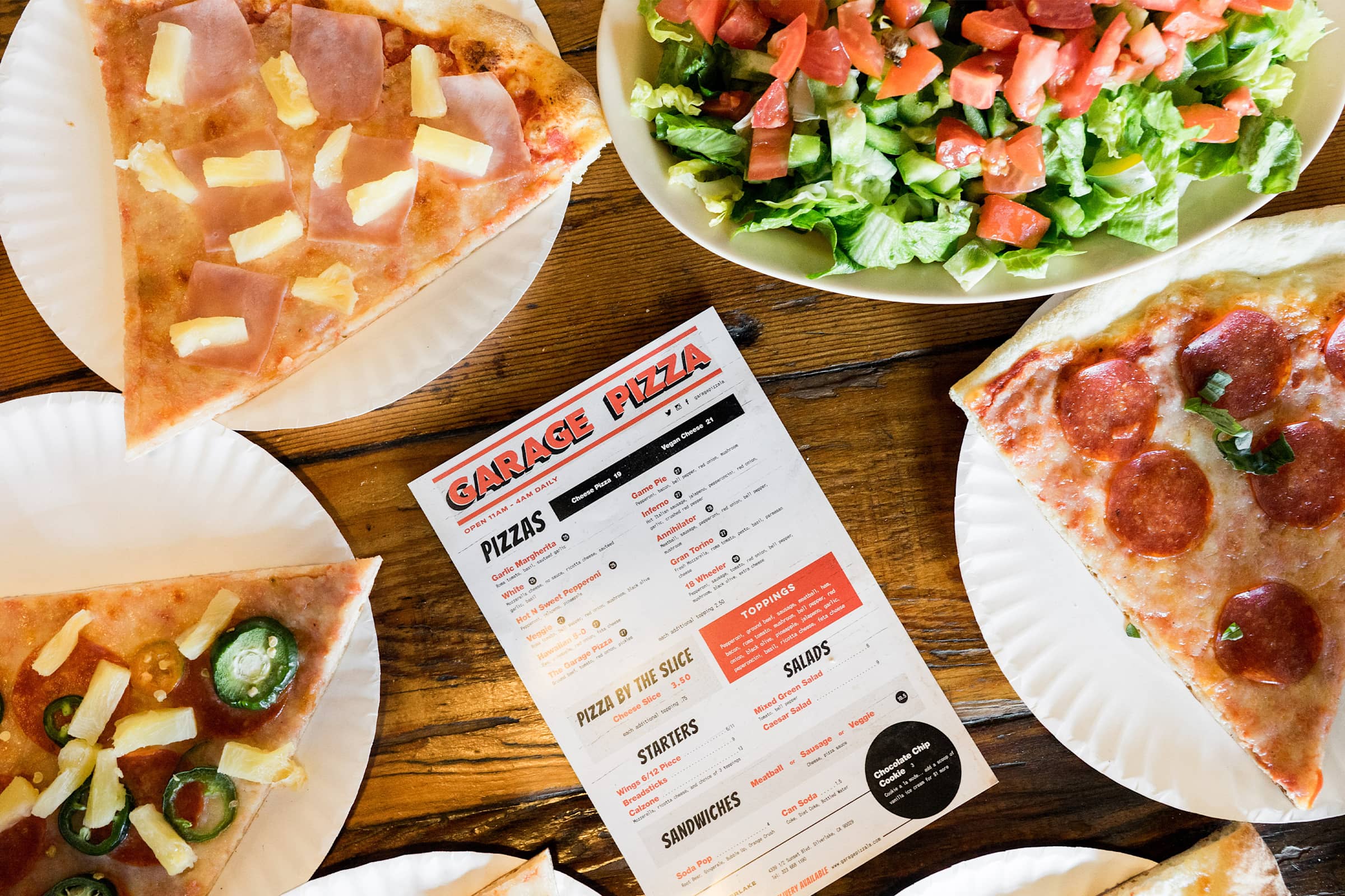 Garage Pizza Delivery Menu | Order Online | 4339-12 W Sunset Blvd Los ...