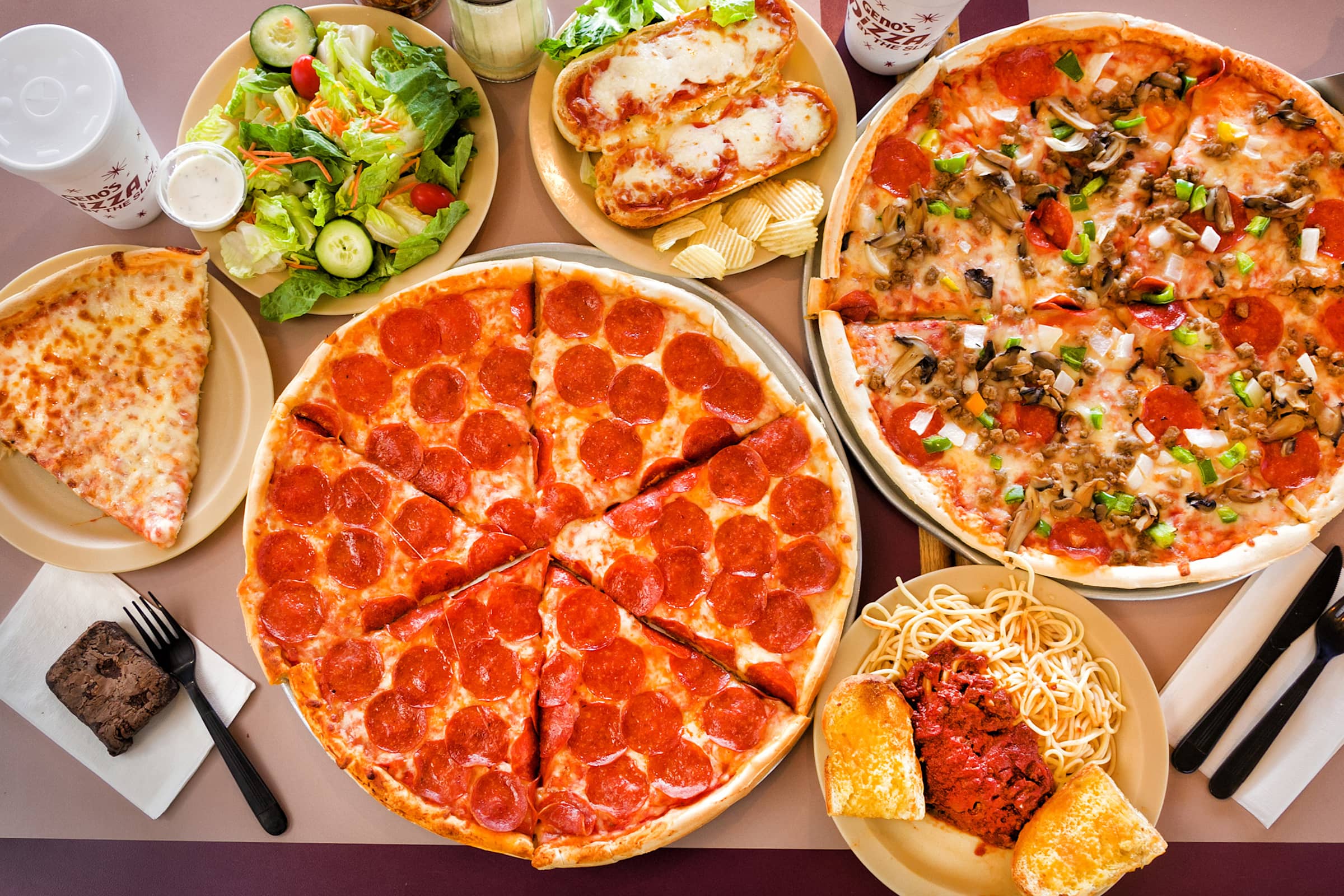 Geno's Pizza by the Slice Delivery Menu | Order Online | 1611 N 7th St ...