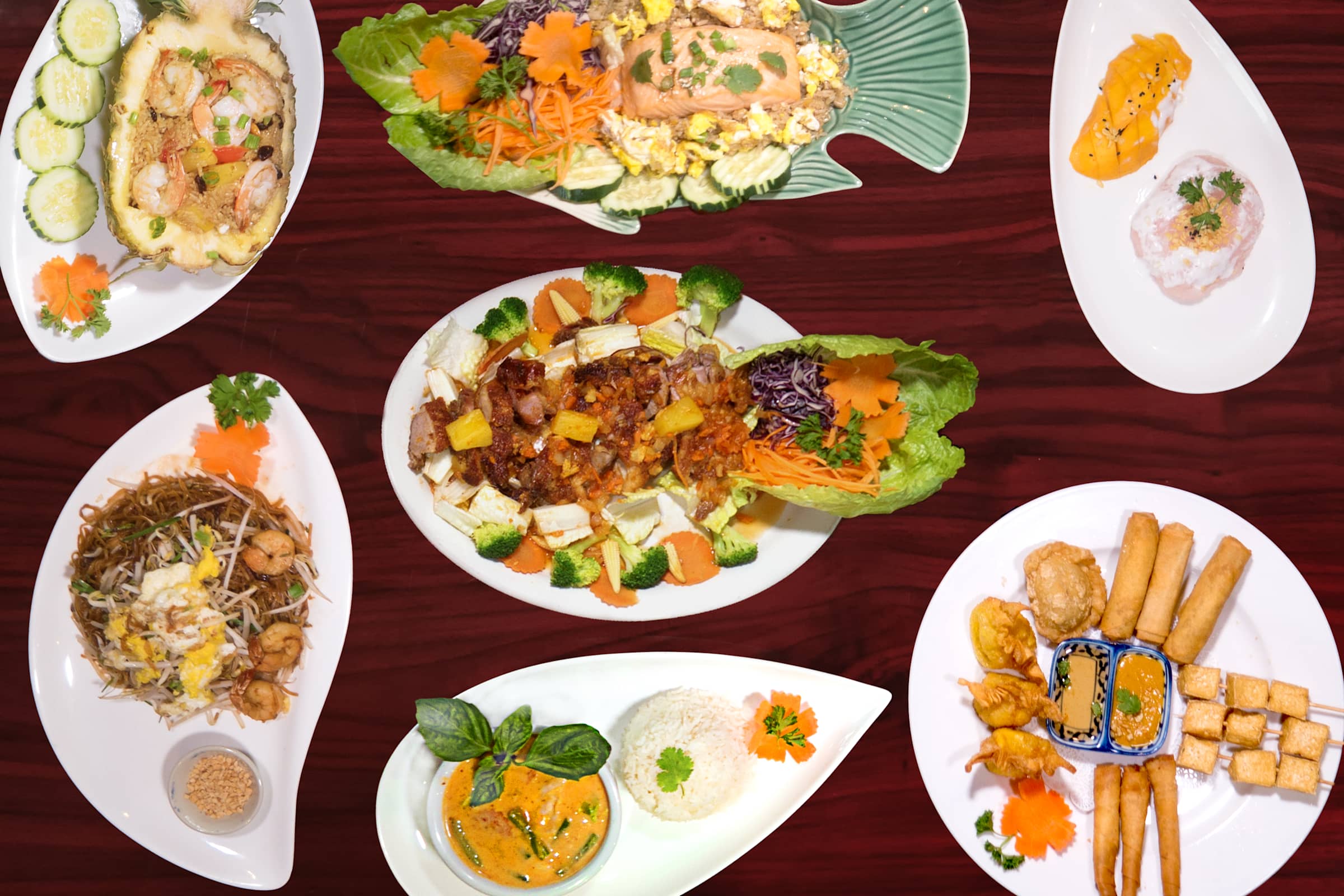 Ahan Thai Kitchen Delivery Menu | Order Online | 474260 E State Rd 200 ...