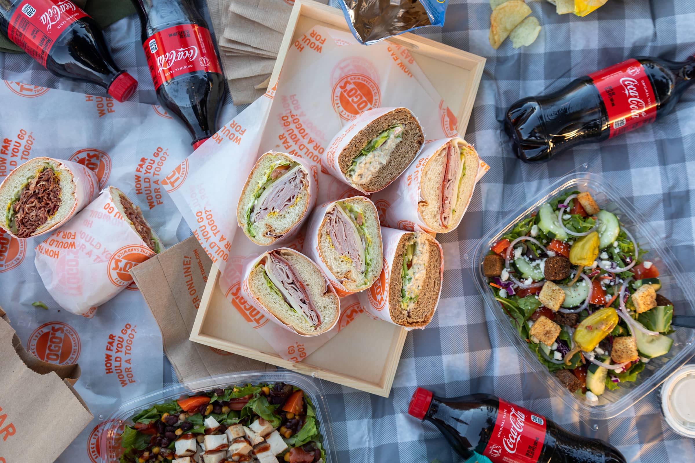 Togo's Catering Delivery Menu | Order Online | 5350 Great America Pkwy ...