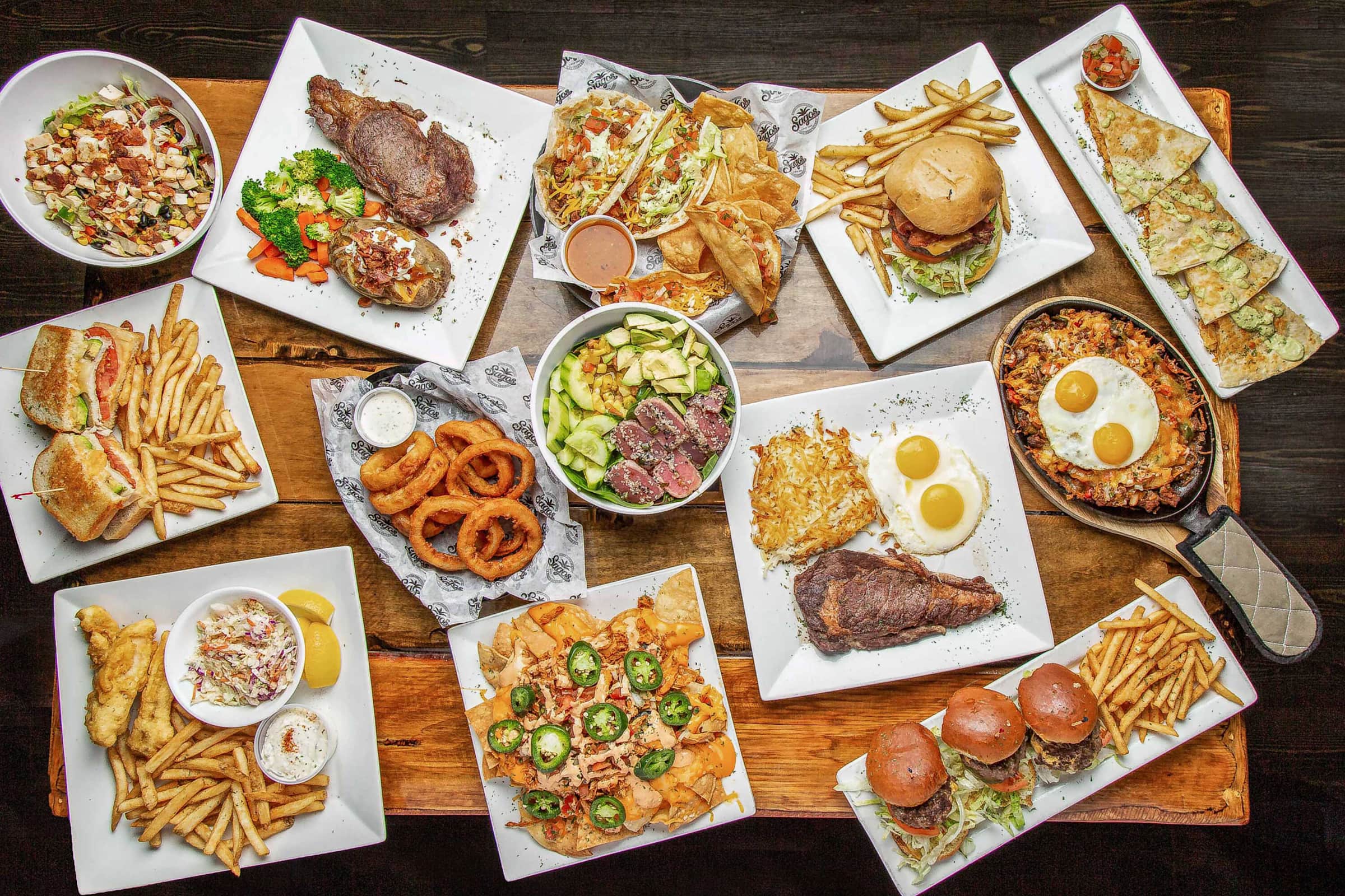 Sagos Tavern Delivery Menu | Order Online | 4790 S Fort Apache Rd Ste E ...