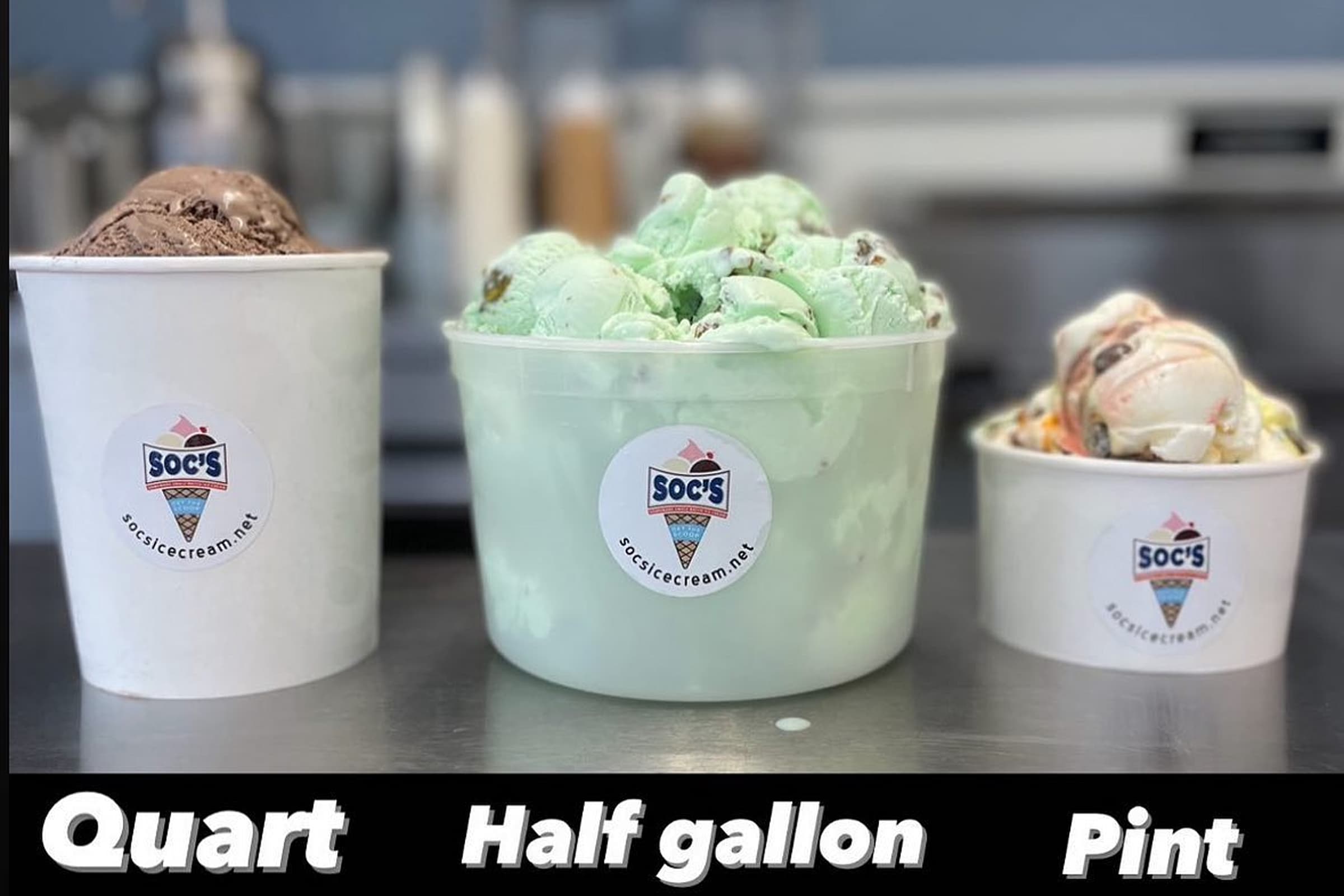 Soc's Ice Cream Delivery Menu | Order Online | 67 Lynn Fells Pkwy ...