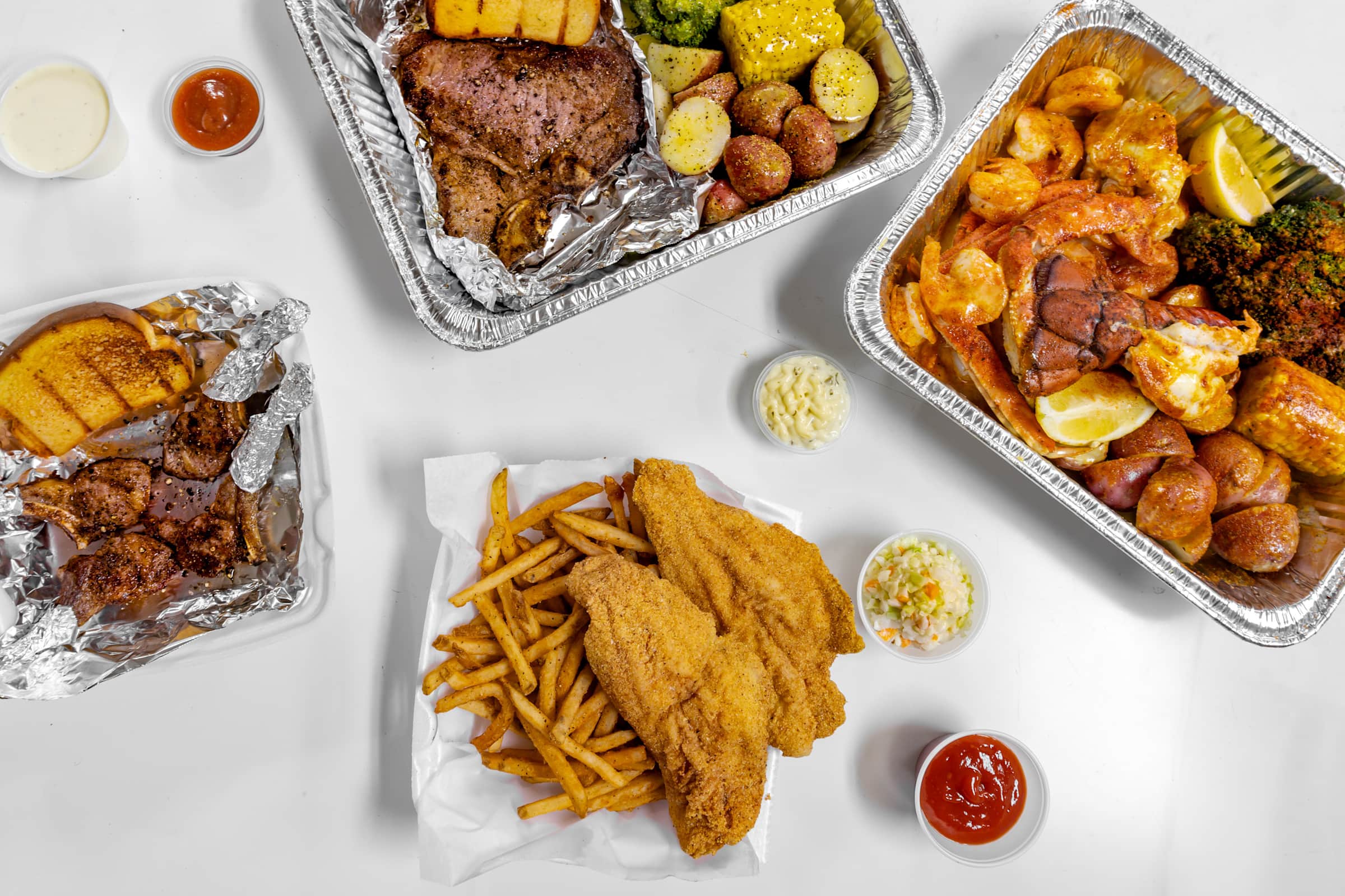Crab Island Seafood Delivery Menu | Order Online | 9119 S Commercial ...