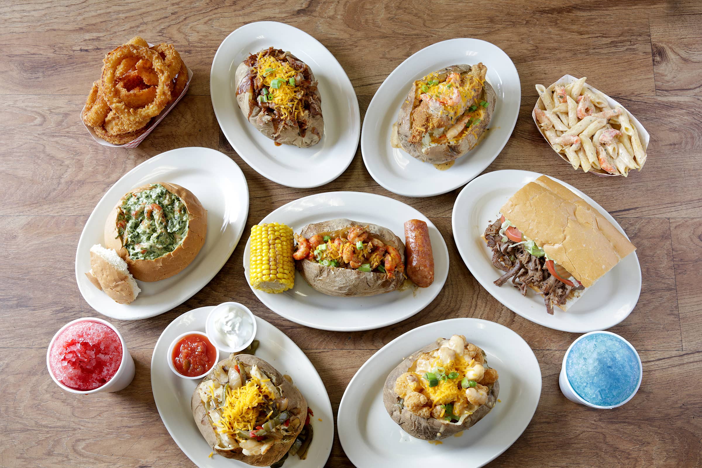 The Spud Spot Delivery Menu | Order Online | 1818 Manhattan Blvd Ste 9 ...