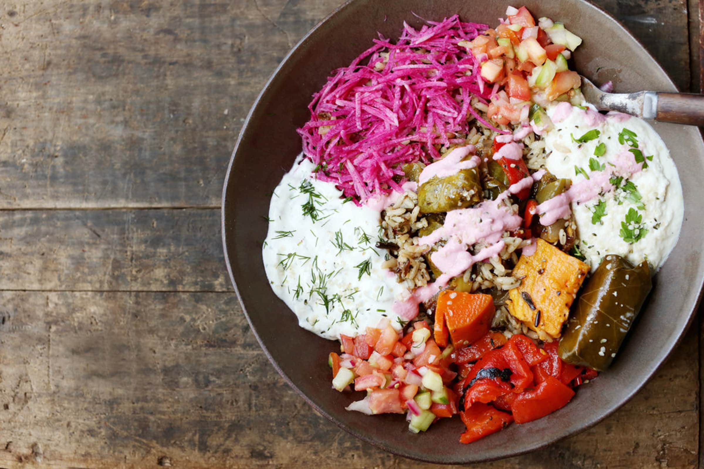 Greens Grains Salad Troy MI Restaurant Menu Delivery Seamless