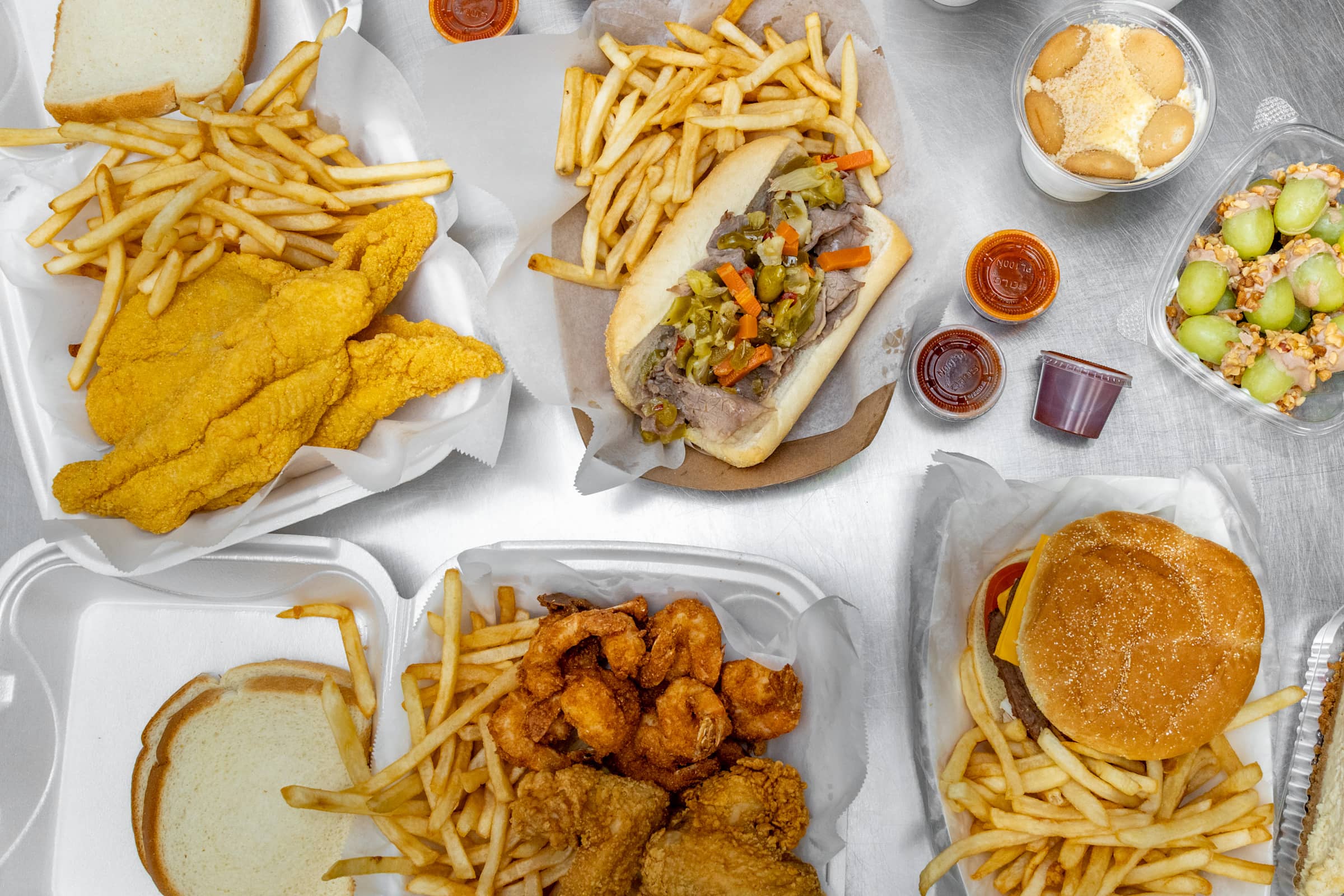 Sharks Fish & Chicken Delivery Menu | Order Online | 338 S California ...