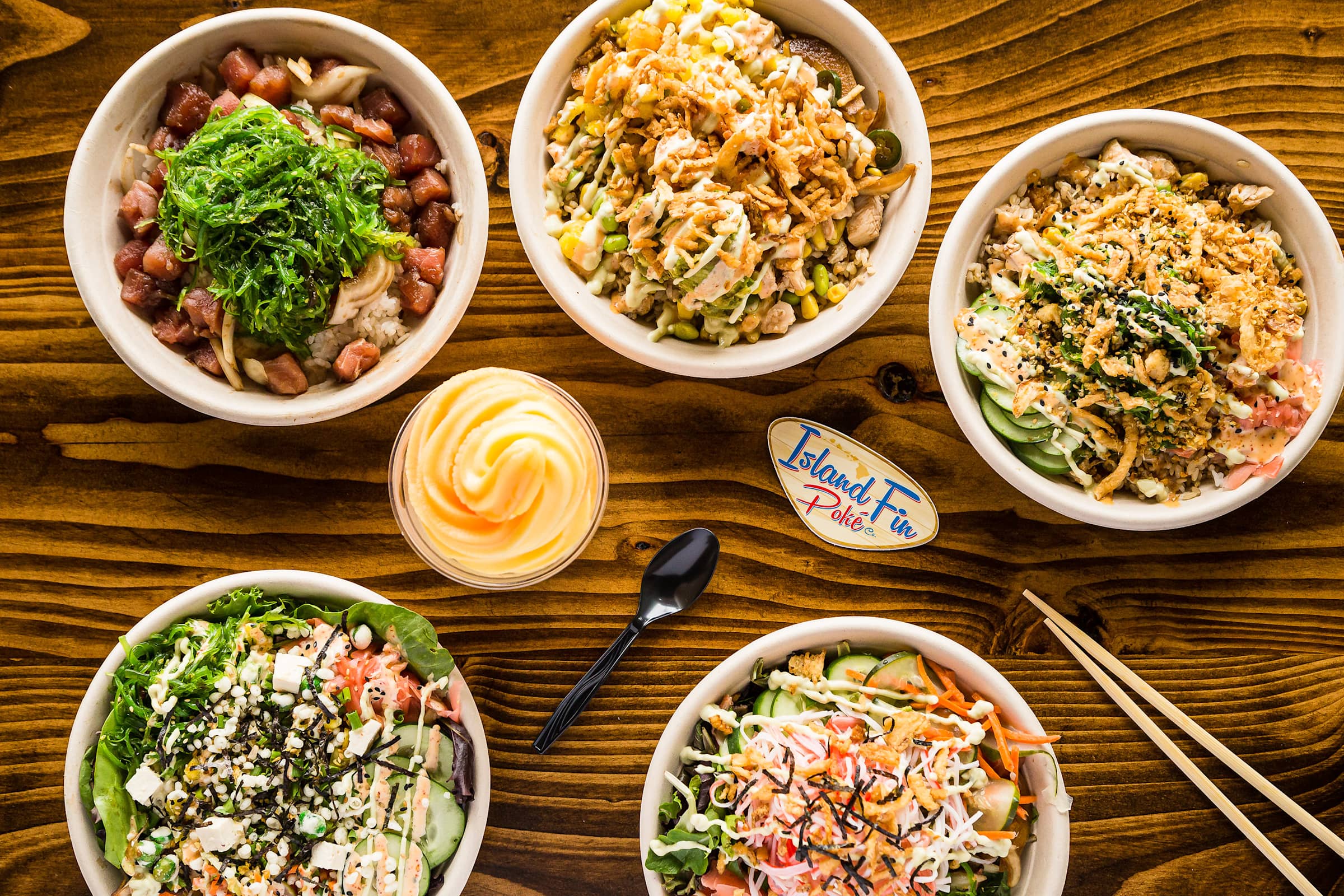 Island Fin Poke Delivery Menu | Order Online | 6417 E County Line Rd ...