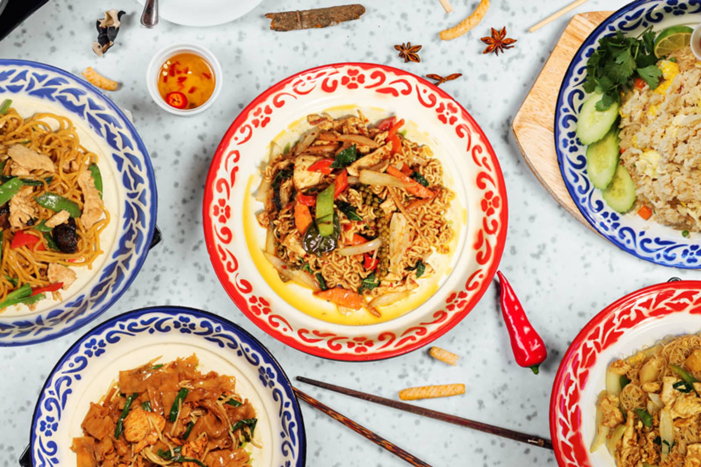 Asean Food Hall-Rolling Wok - Seattle, WA Restaurant | Menu + Delivery ...