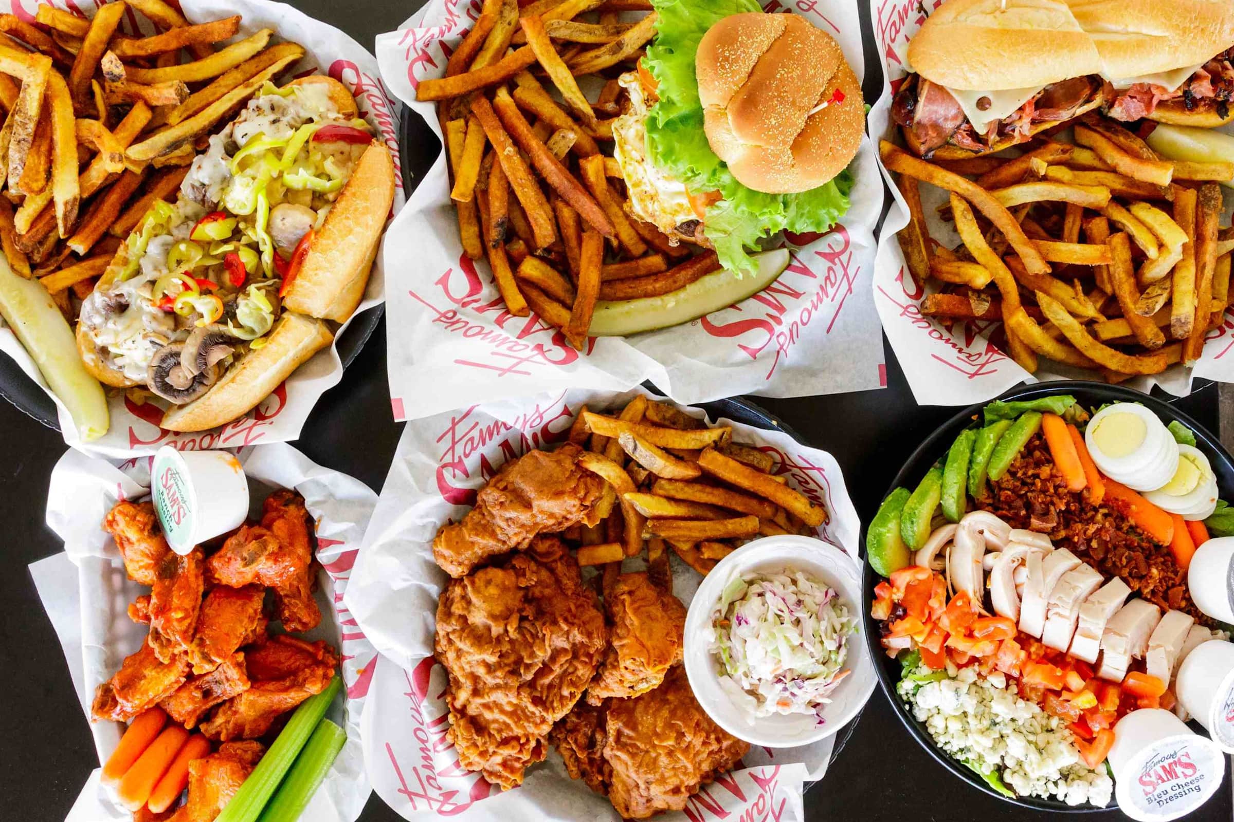 Famous Sam's at Golf Links Delivery Menu | Order Online | 7129 E Golf ...