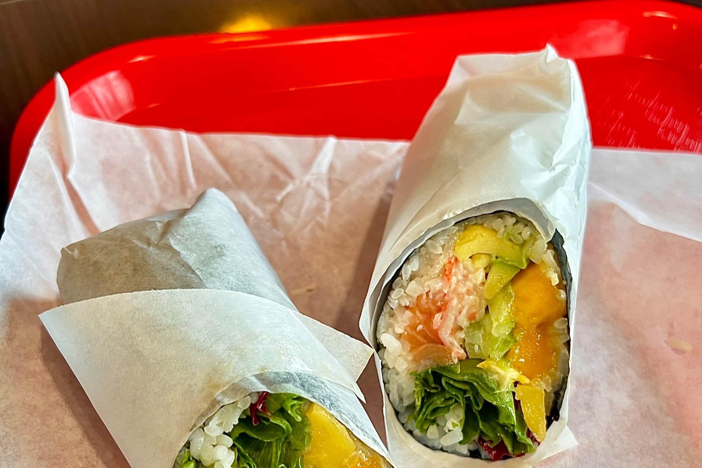 Umai Sushi Burrito Delivery Menu | Order Online | 2032 E Overland Rd ...