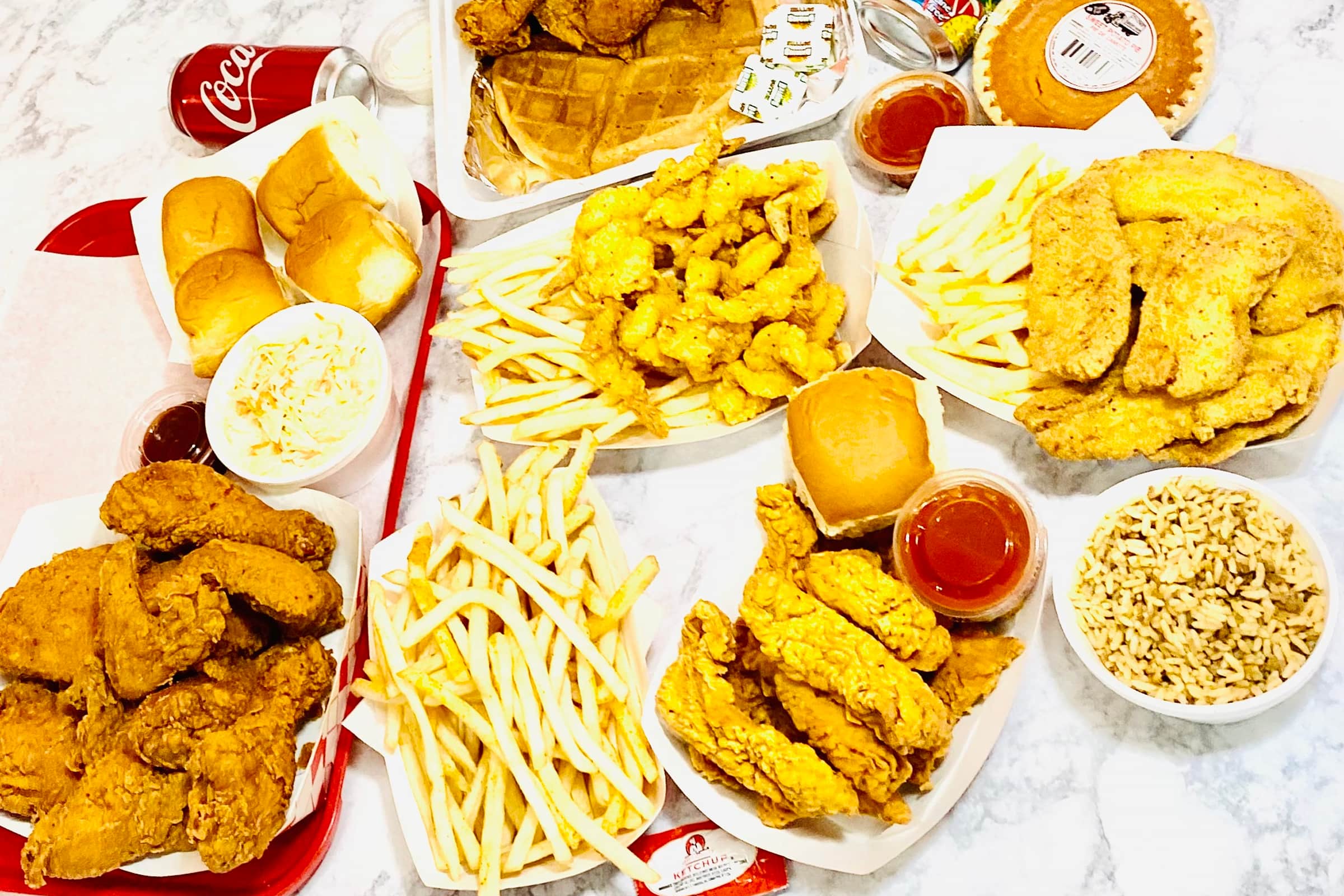 Louisiana Fried Chicken Delivery Menu | Order Online | 3101 Rosecrans ...