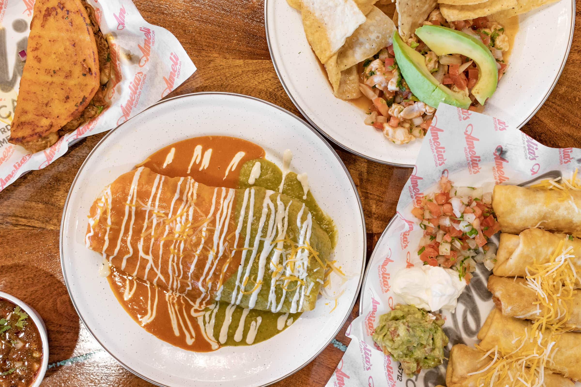Amelia's Mexican Food Delivery Menu | Order Online | 5553 E Grant Rd ...