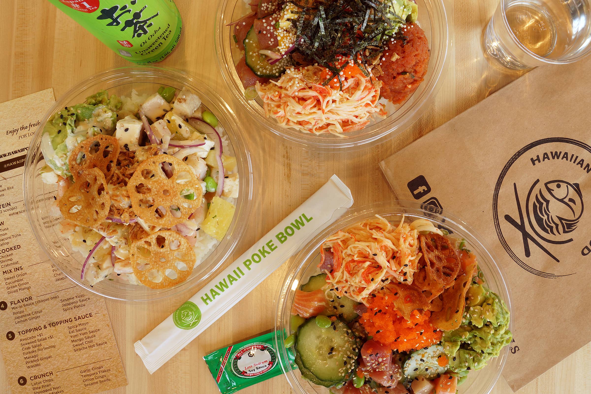 Hawaii Poke Bowls Delivery Menu | Order Online | 3345 Central Park ...