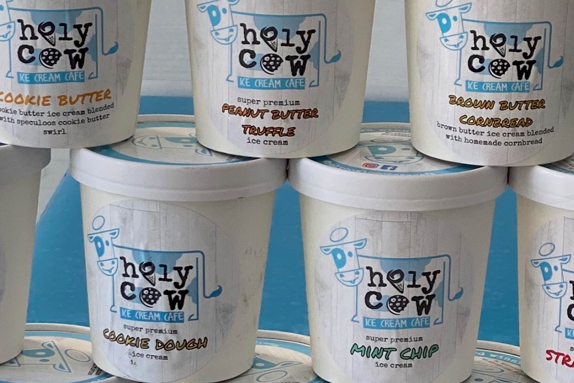 Holy Cow Ice Cream Cafe Delivery Menu | Order Online | 86 Andover St ...