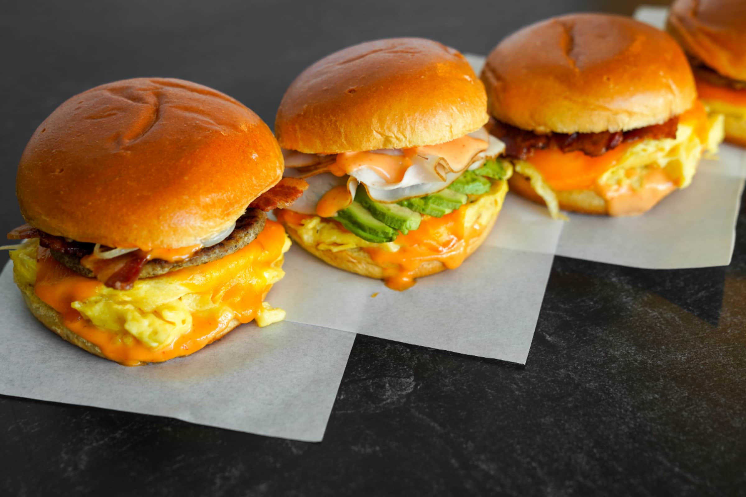 Sunrise Breakfast Sandwiches Delivery Menu | Order Online | 1200 S Blue ...