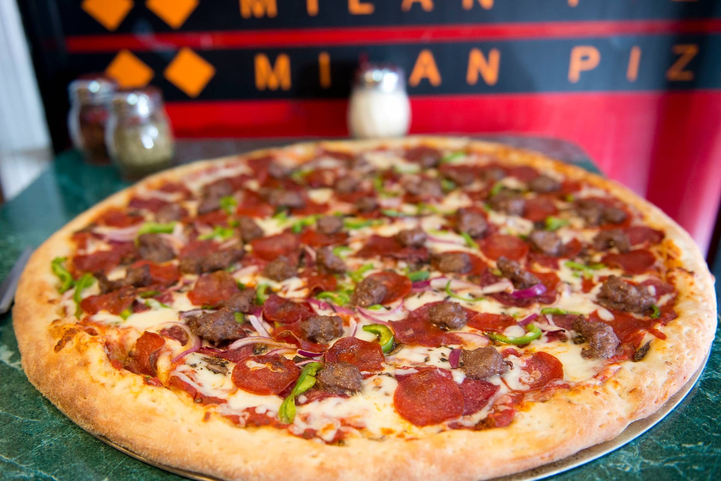 Milan Pizza Delivery Menu | Order Online | 606 Geary St San Francisco ...
