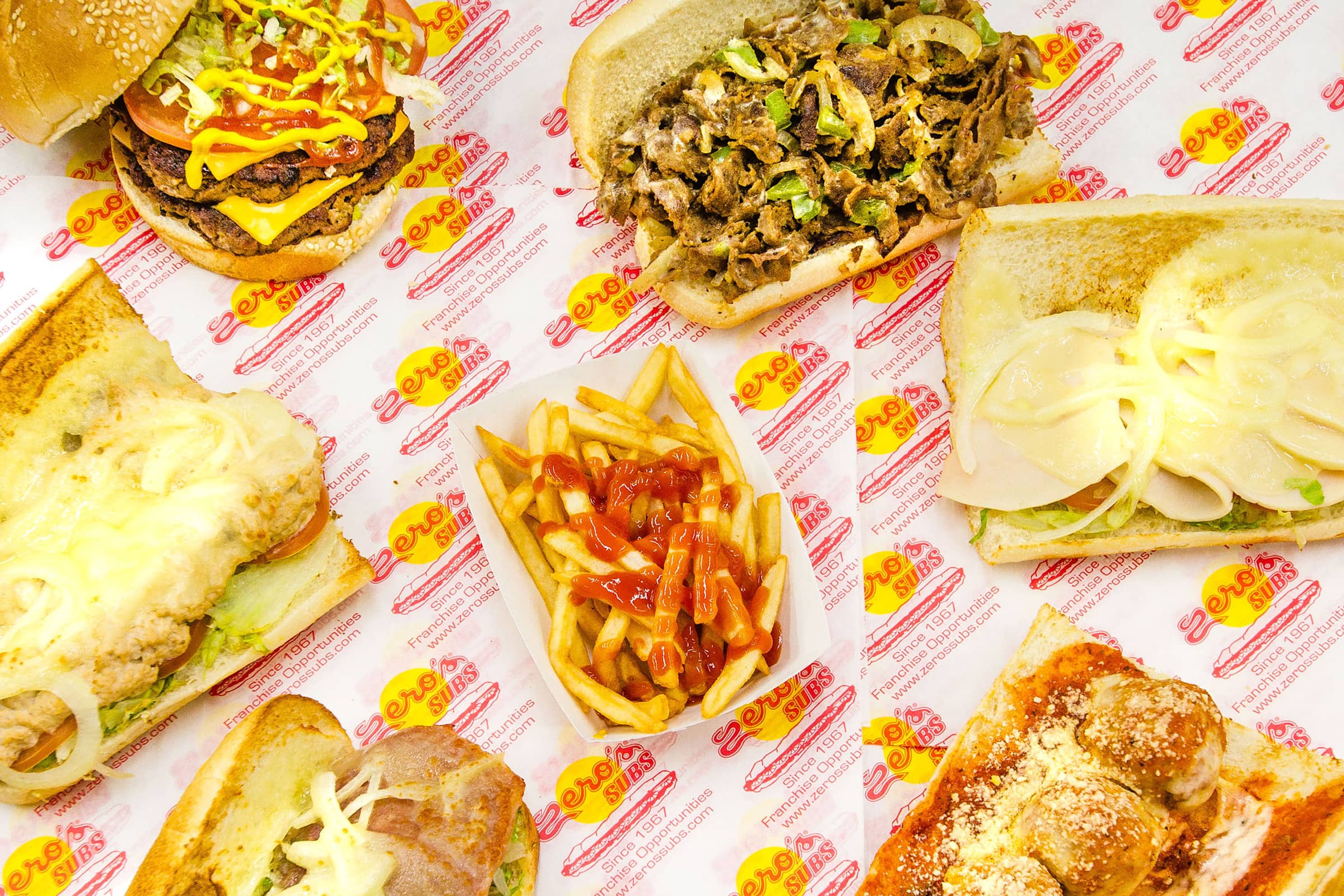 Zero's Subs Delivery Menu | Order Online | 1724 Mallory St Hampton ...