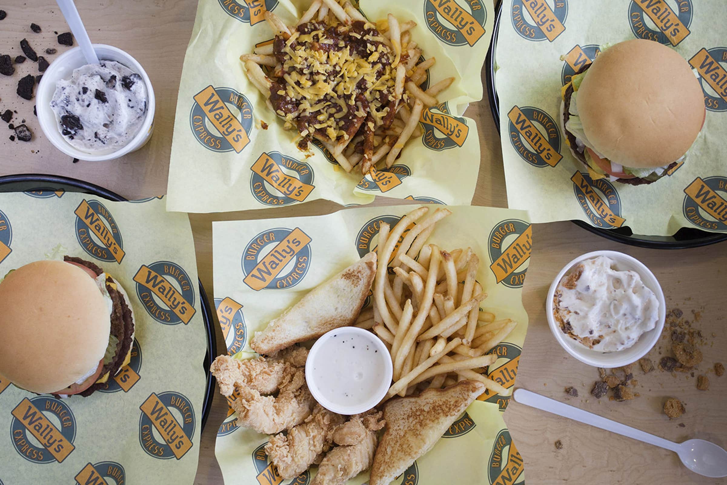 Wally's Burger Express Delivery Menu | Order Online | 8107 Mesa Dr ...
