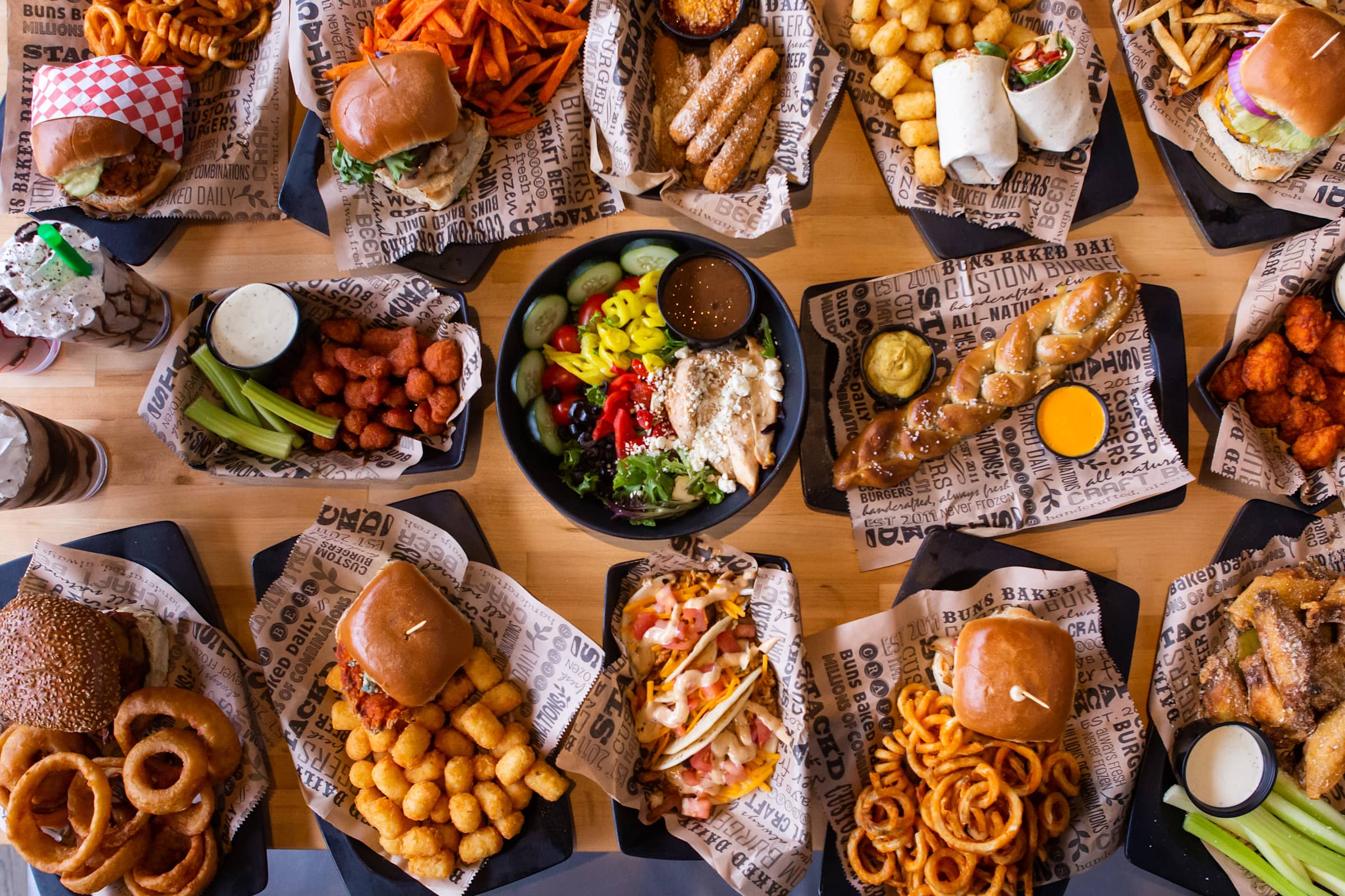 Stack'd Burgers Delivery Menu | Order Online | 12087 Perry Hwy Wexford ...