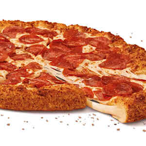 little caesars pepperoni pizza serving size