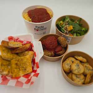 Pasta Buckets Delivery Menu | Order Online | 314 3rd St NE Waite Park ...