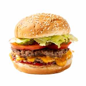 five guys double cheeseburger