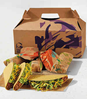taco bell sharing box